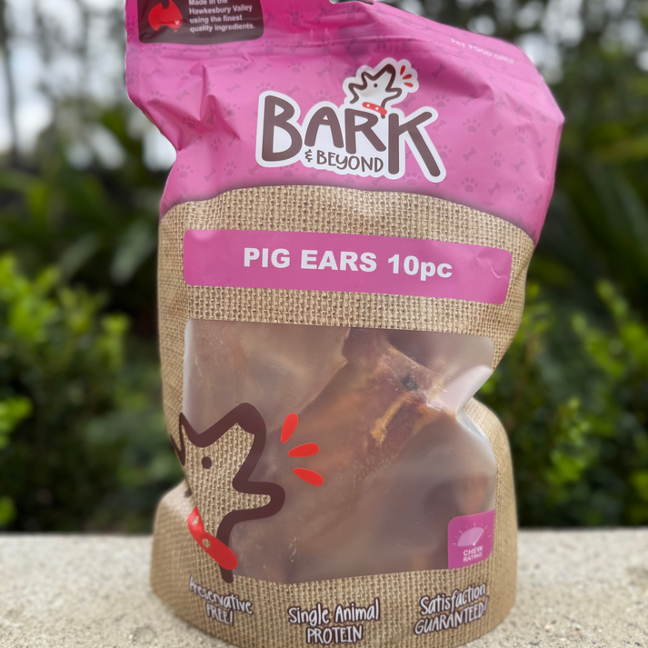 Bark And Beyond- Pigs Ears 10 pieces – Bush's Meats