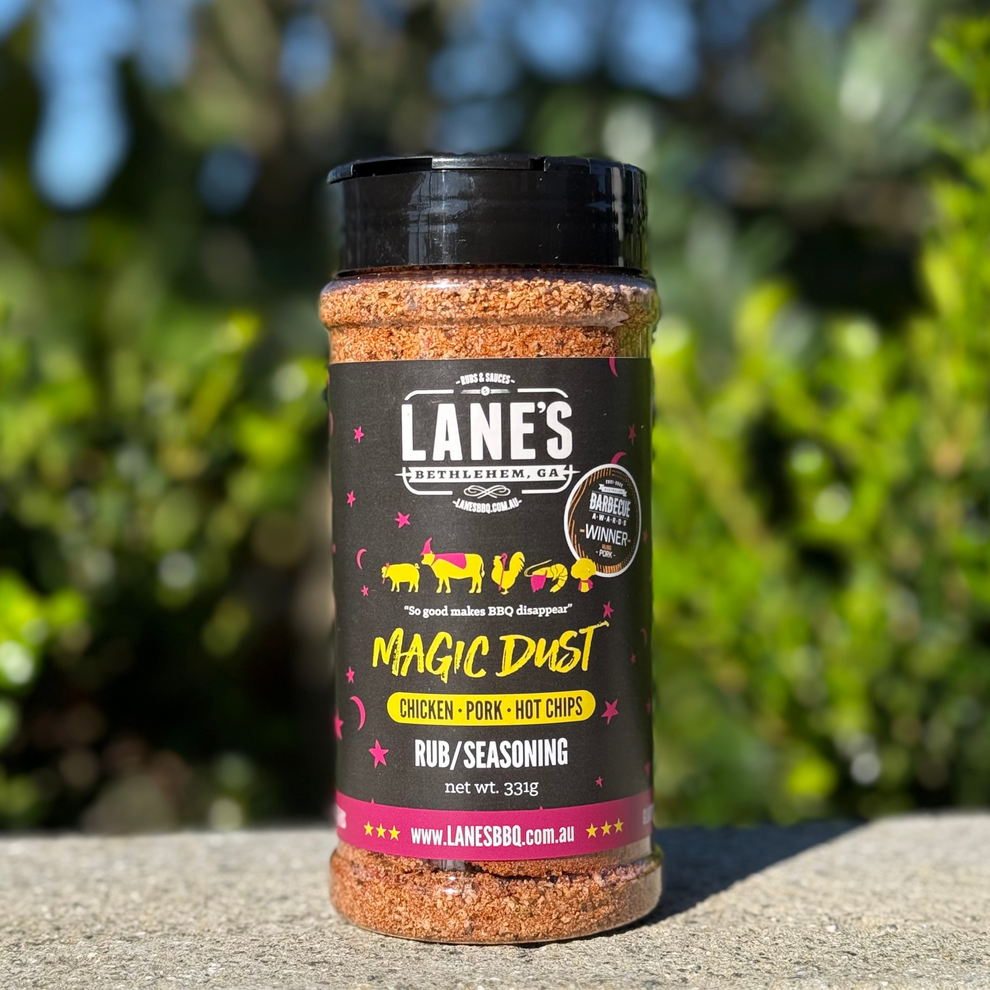 Lane's Magic Dust Rub - Pitmaster 340g – Bush's Meats